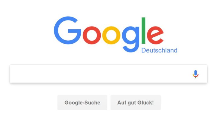 Google-Startseite jetzt abhängig vom Standort, nicht der Domain