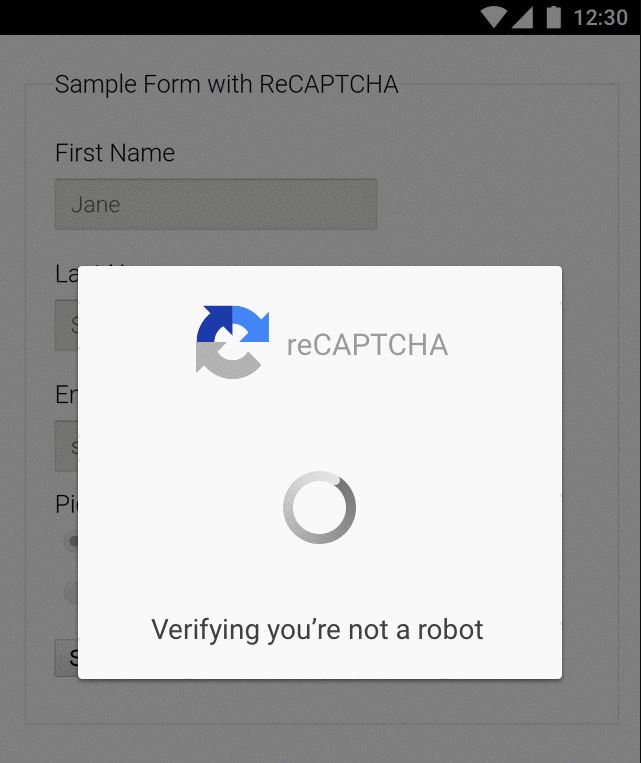 reCAPTCHA wird in Android integriert, 2-Faktor-Authentifizierung in ...