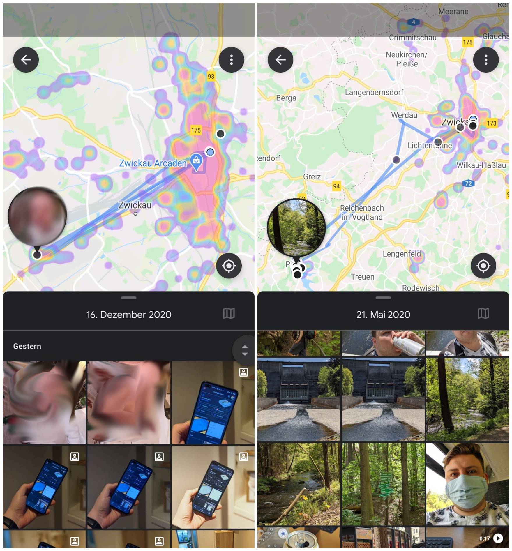 Neu in Google Fotos: Kartenfunktion dank Google Maps jetzt nochmals ...