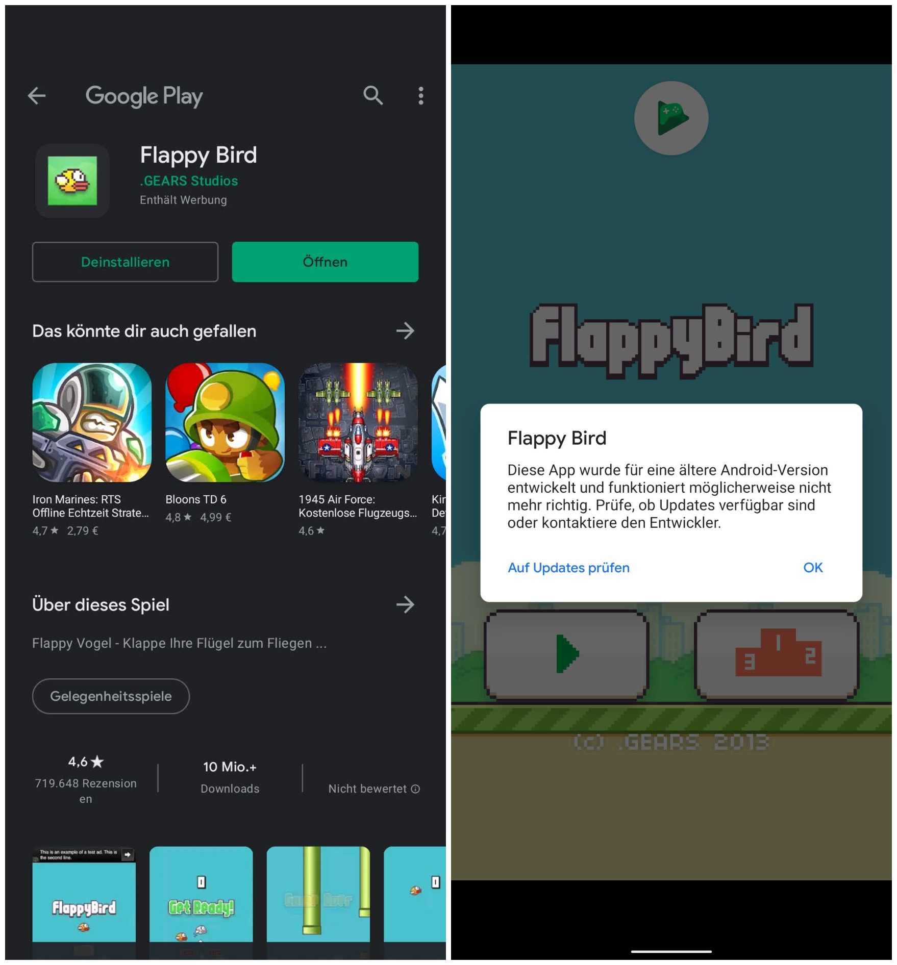 Geheime Downloads im Play Store: Flappy Bird und andere Kuriositäten