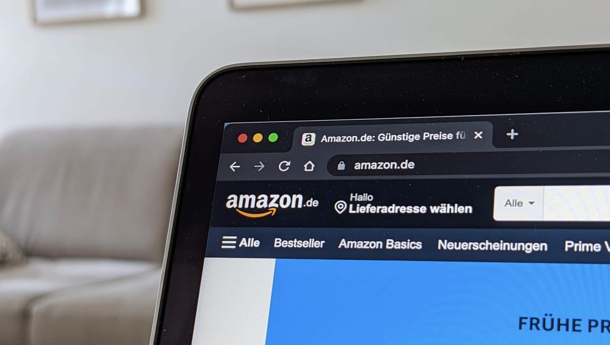Störungen auf der Amazon-Seite