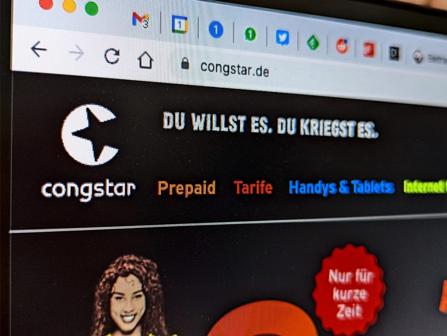 Congstar mit 3 besseren Allnet Flat Tarifen (Telekom) - ab 18 Euro mtl.