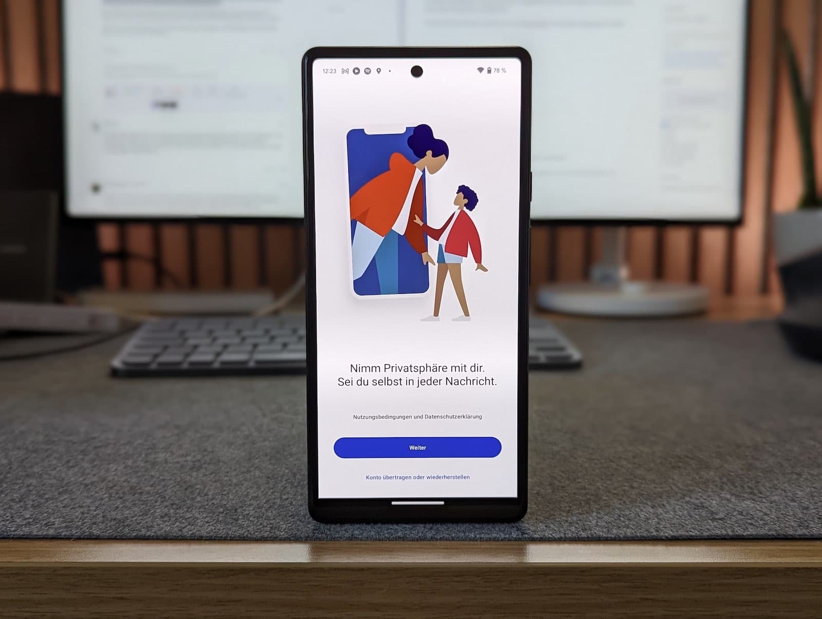 Signal jetzt mit Story-Feature