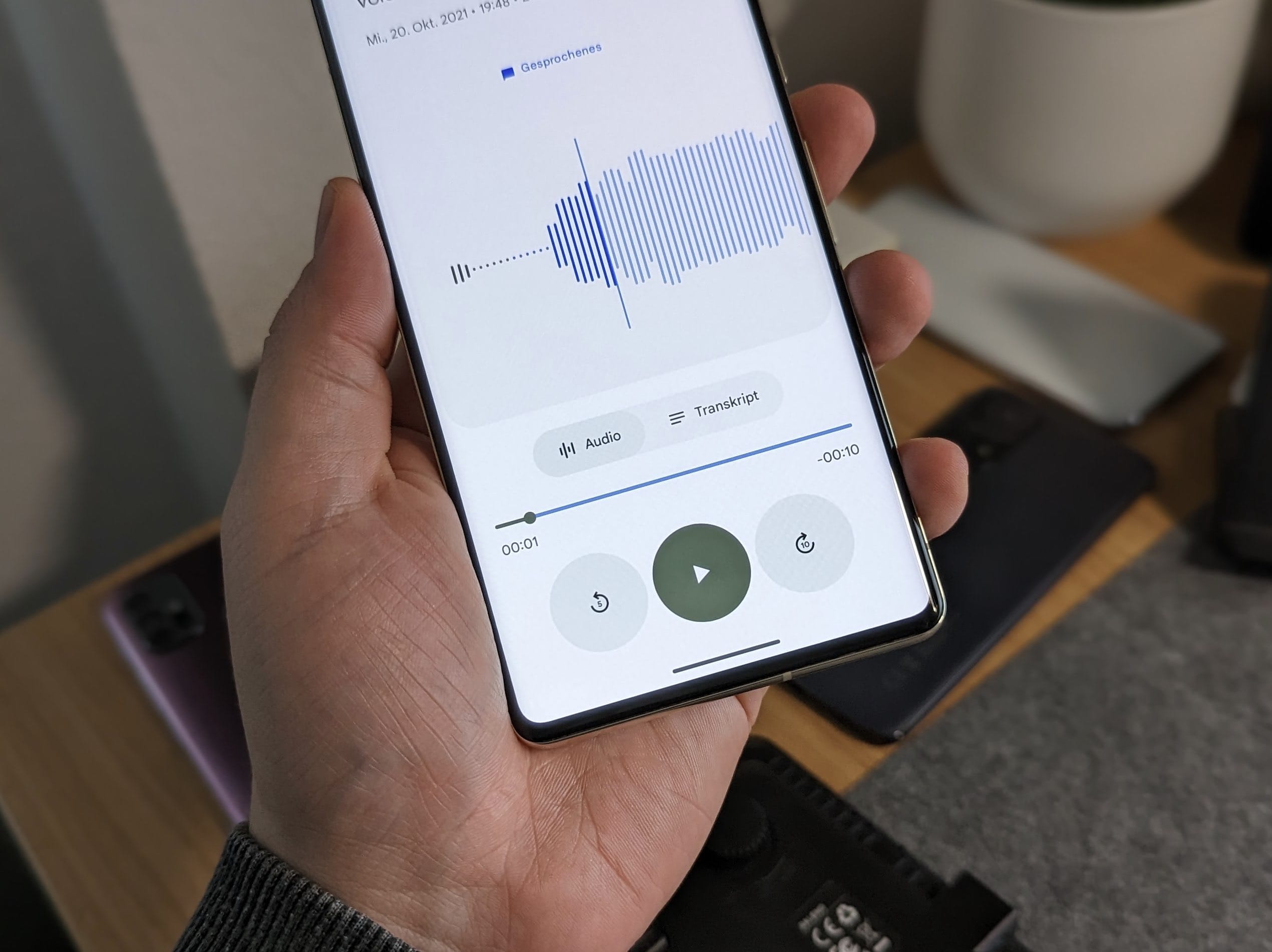 Google verbessert die geniale Rekorder-App der Pixel-Geräte