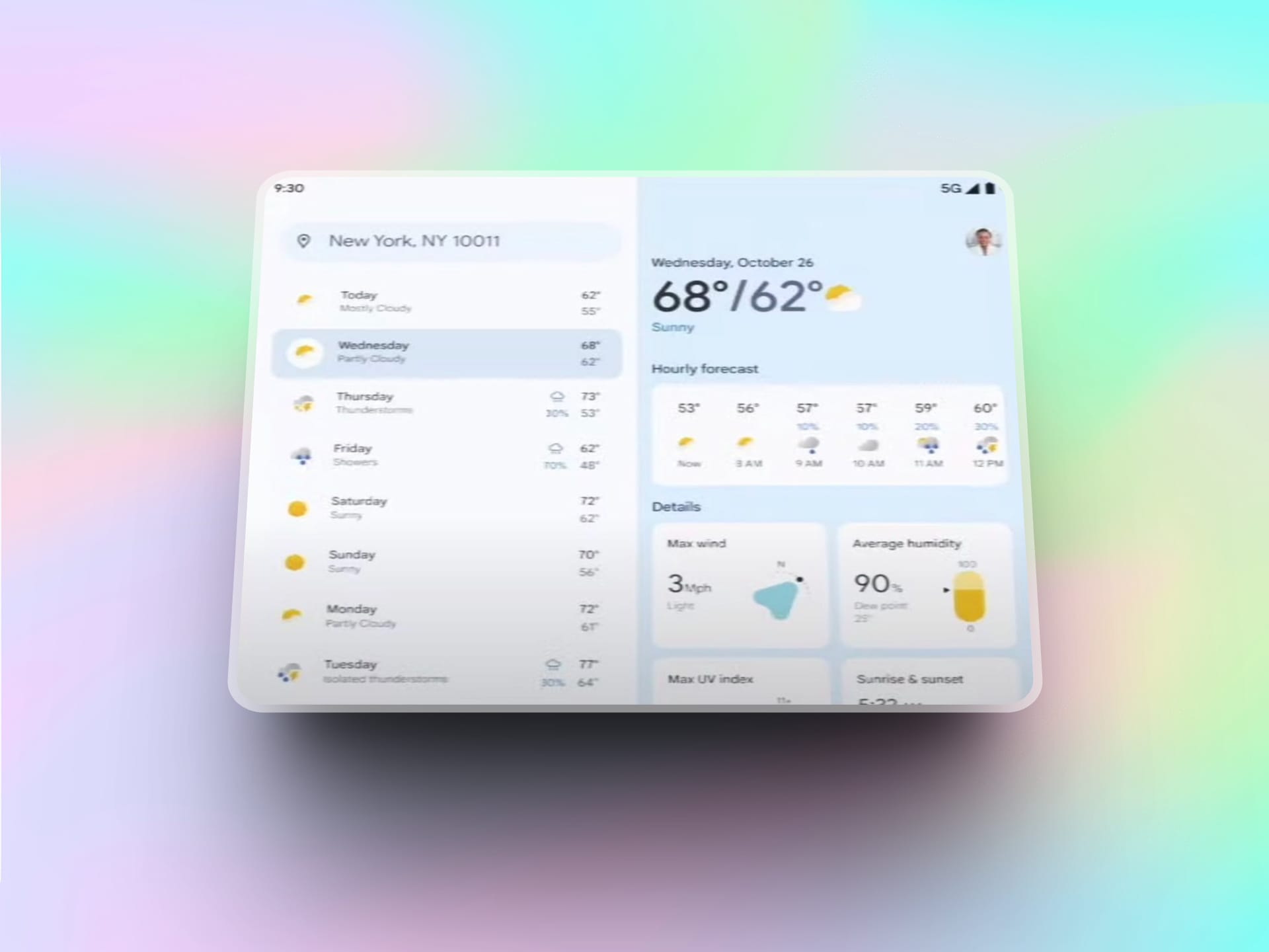 Google stellt bald neue Wetter-App und Integrationen für Android vor