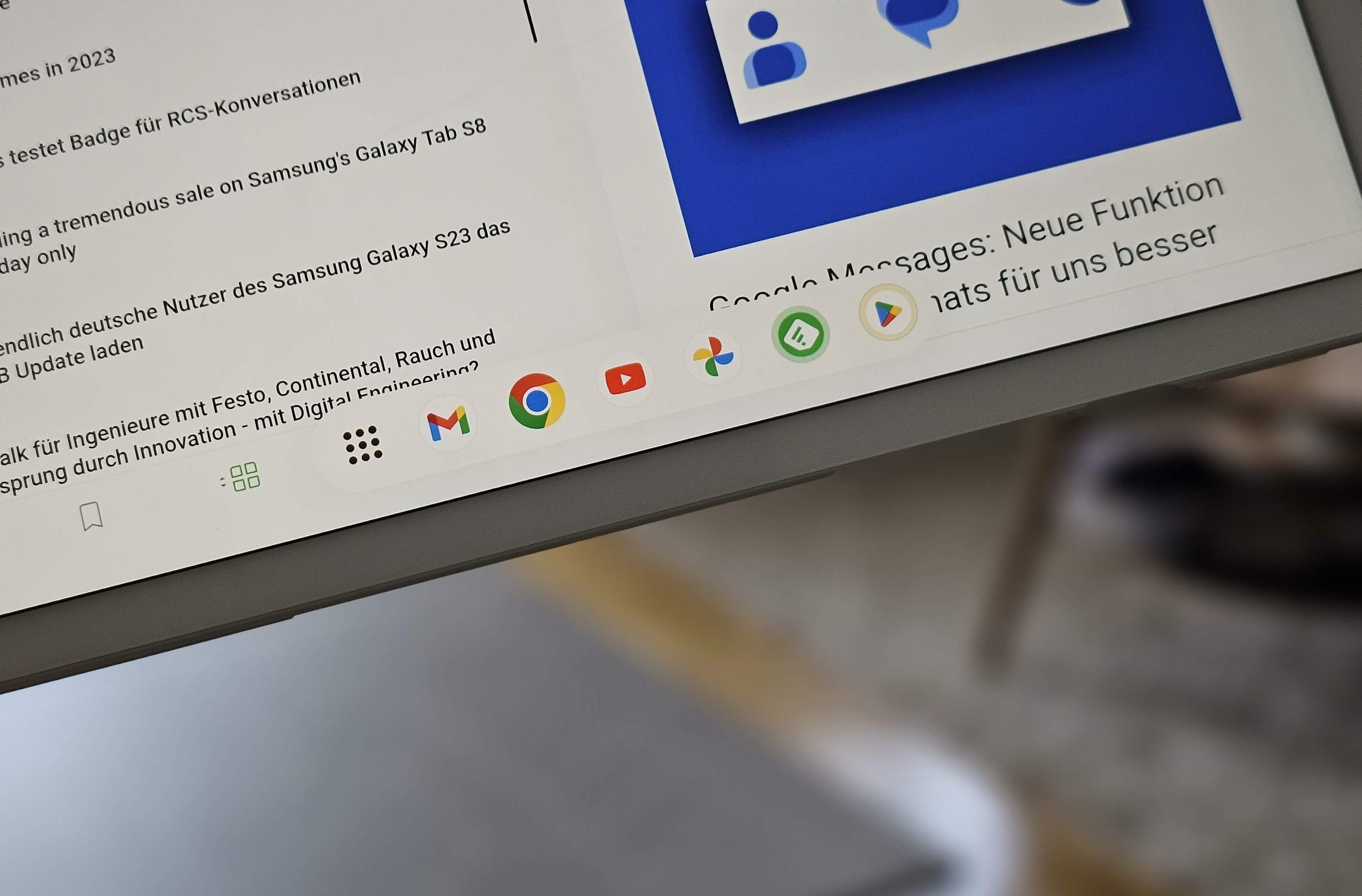 Android bringt klassische Taskbar zurück