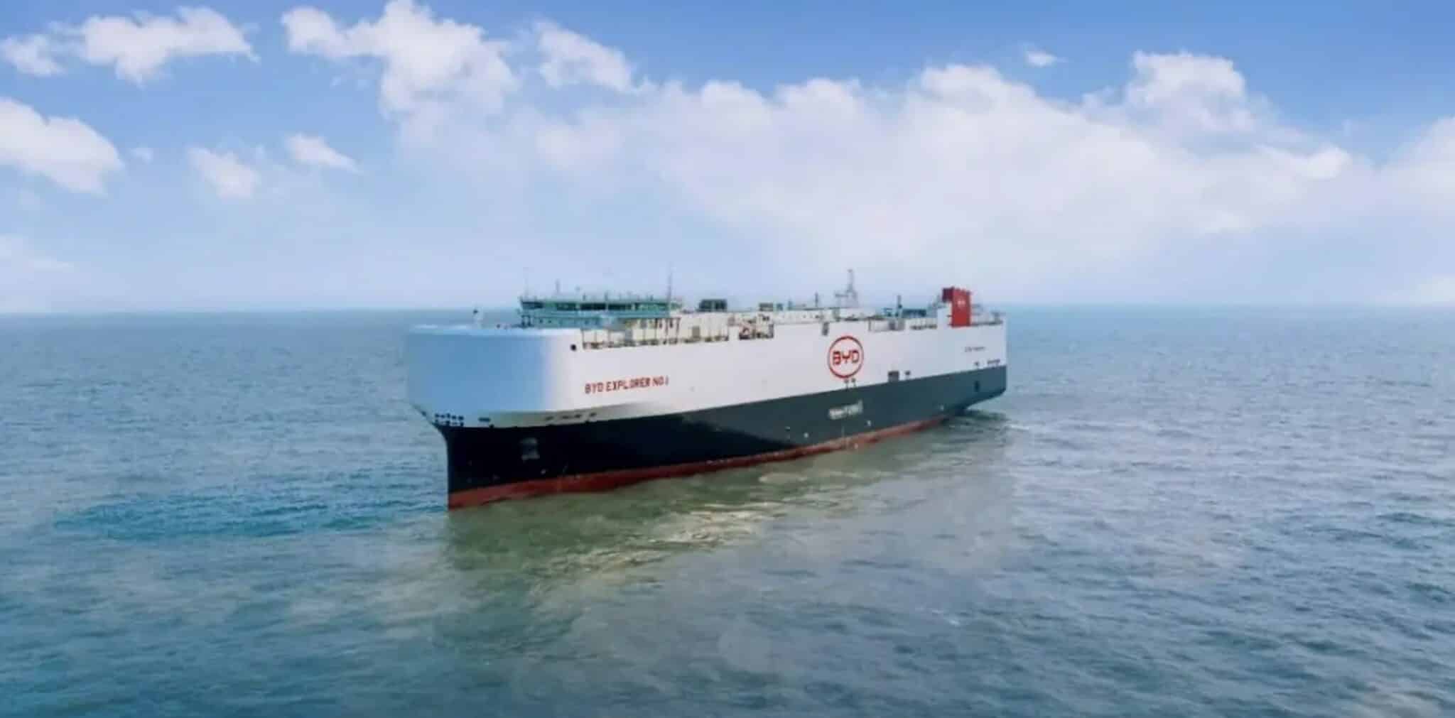 BYD liefert Elektroautos jetzt auf eigenem Schiff nach Europa