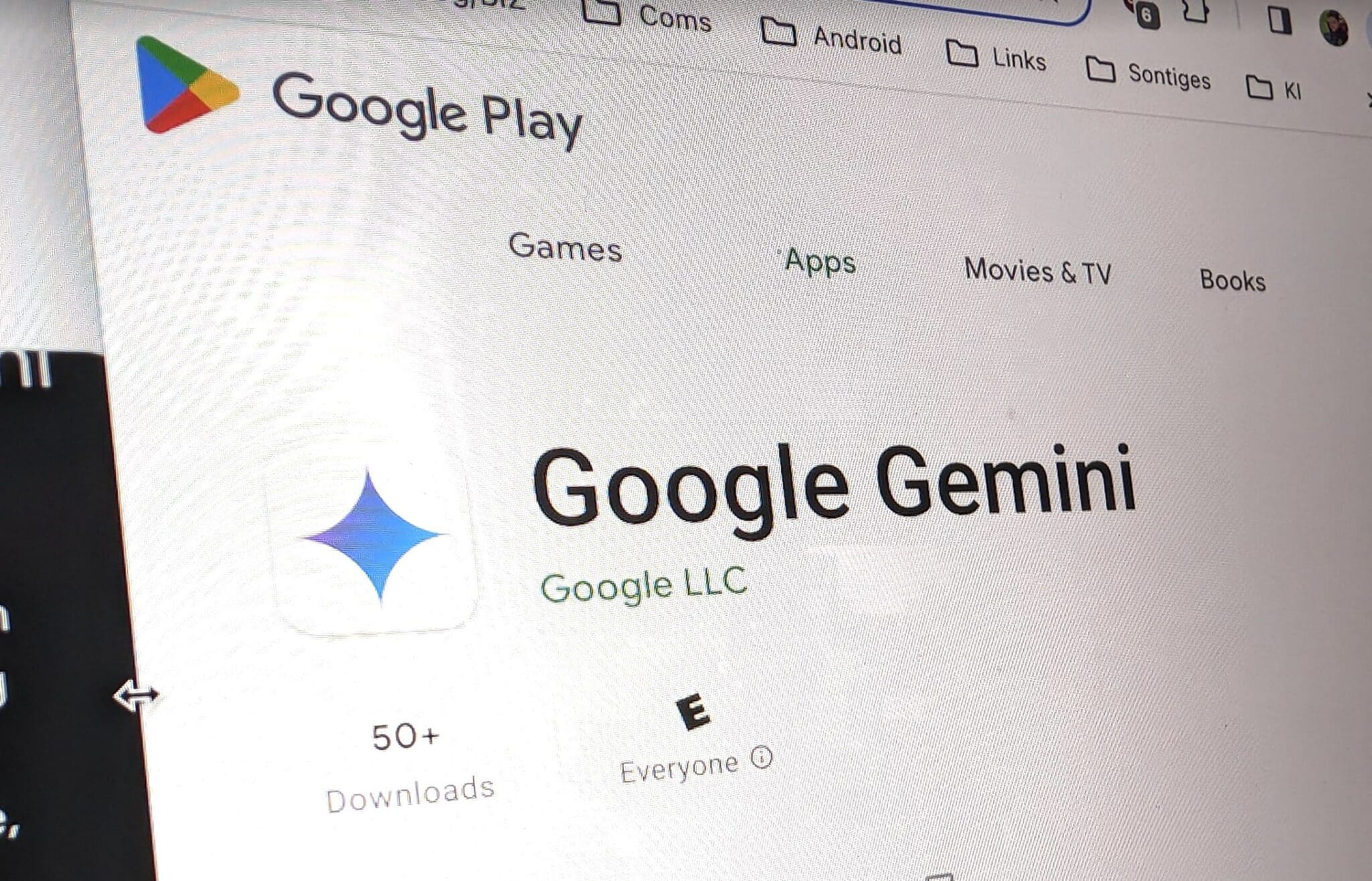 Neue Gemini-App für Android startet, aber nicht in Deutschland