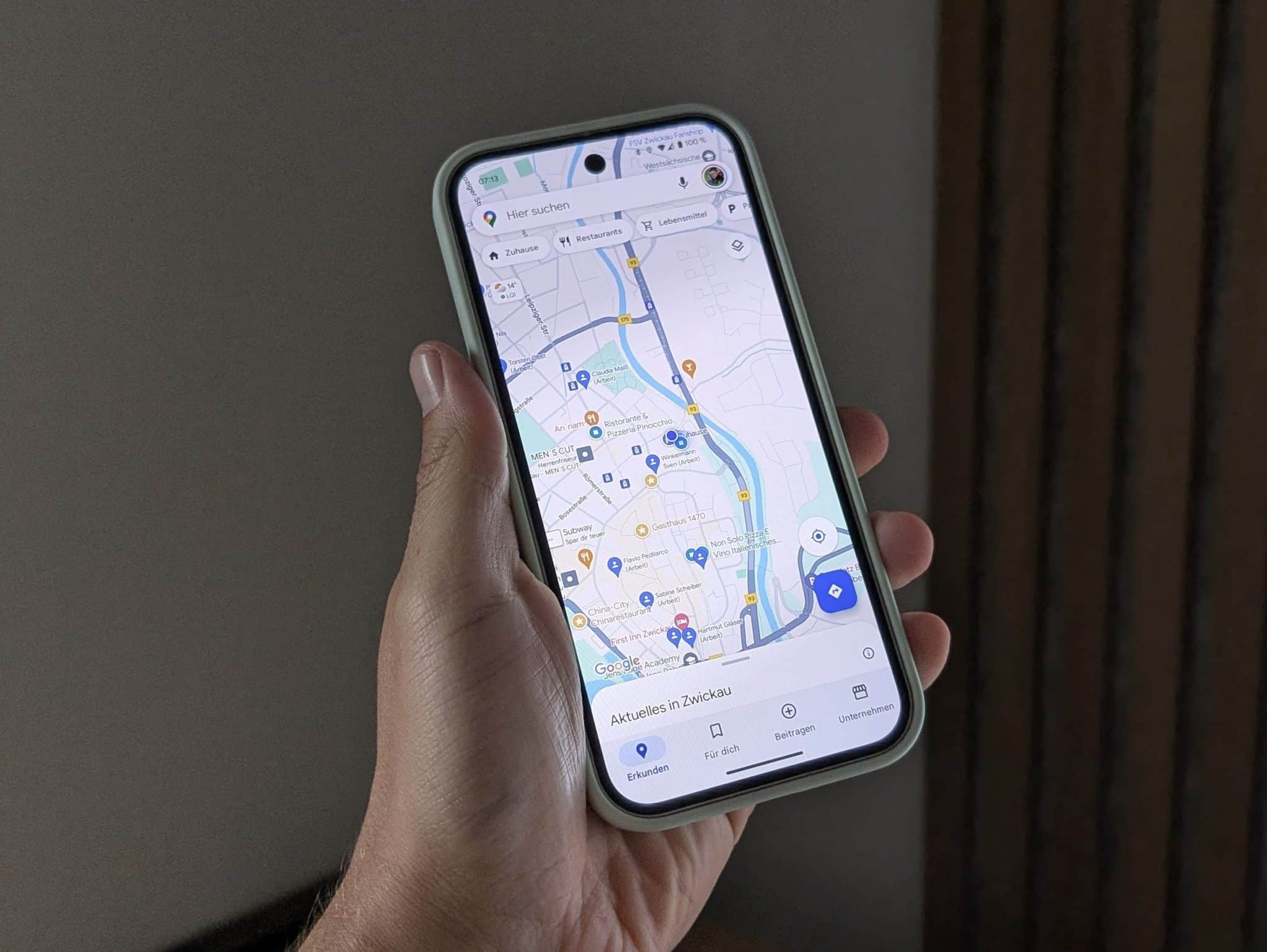 Das verändert Google Maps jetzt auf der Karte in der App