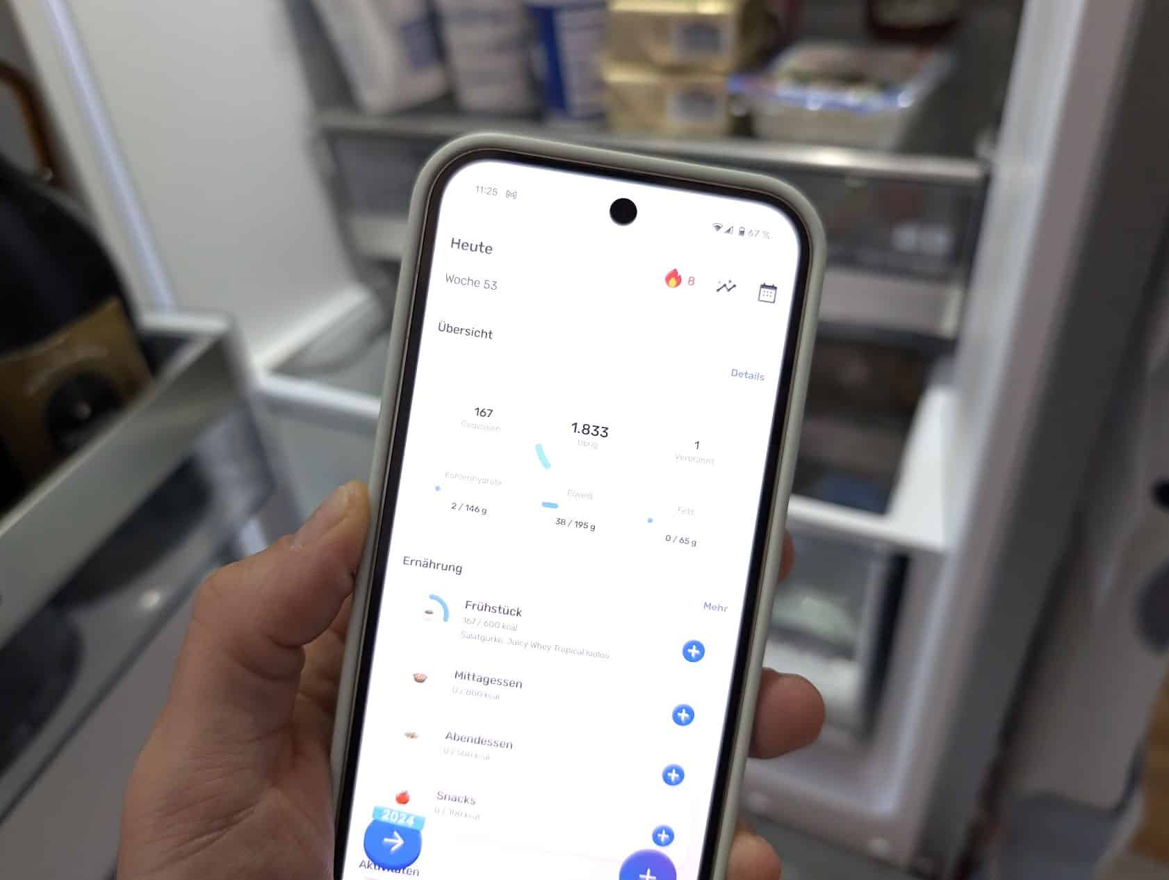 Yazio: Guter Kalorientracker, doch die Popups nerven