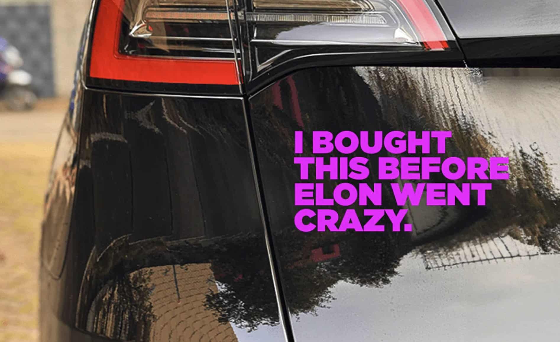 Tesla-Aufkleber sorgen für neue Welle: Anti-Musk folgt auf Anti-Greta