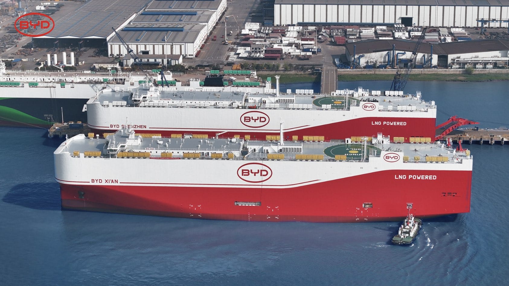 BYD: Zwei ganz neue Schiffe bringen Elektroautos nach Europa und in die ...