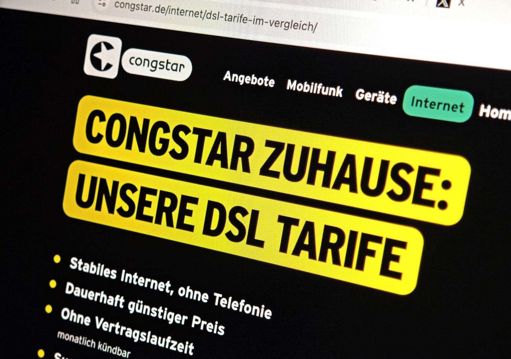 Congstar startet neue Sommeraktion für DSL-Tarife