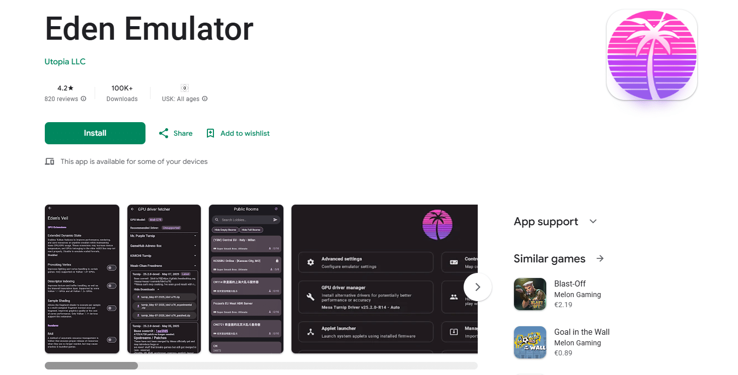 Eden: Switch-Emulator landet im Play Store und damit vielleicht in ...