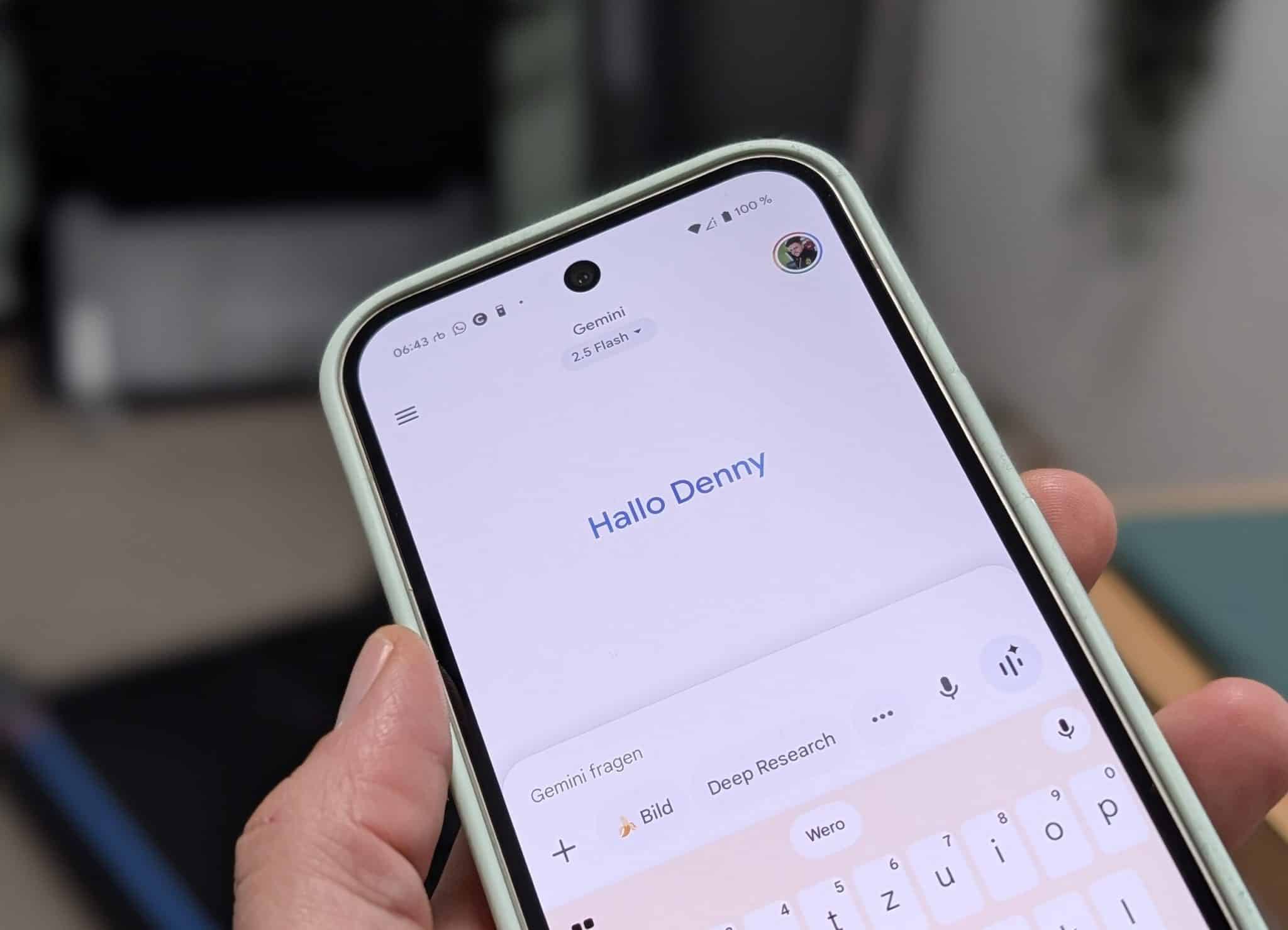 Gemini-App wird bisschen weiter poliert