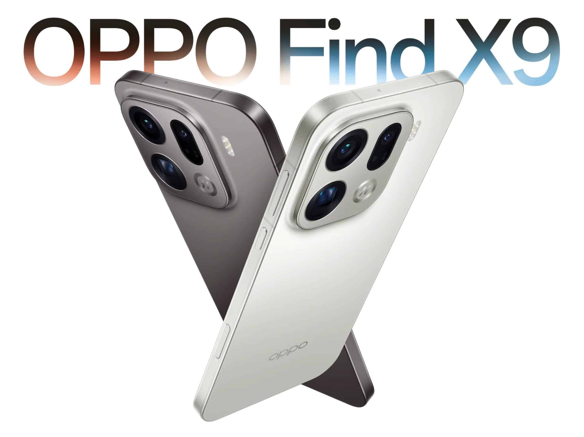Oppo Find X9 startet ab 999 Euro mit Mega-Akku